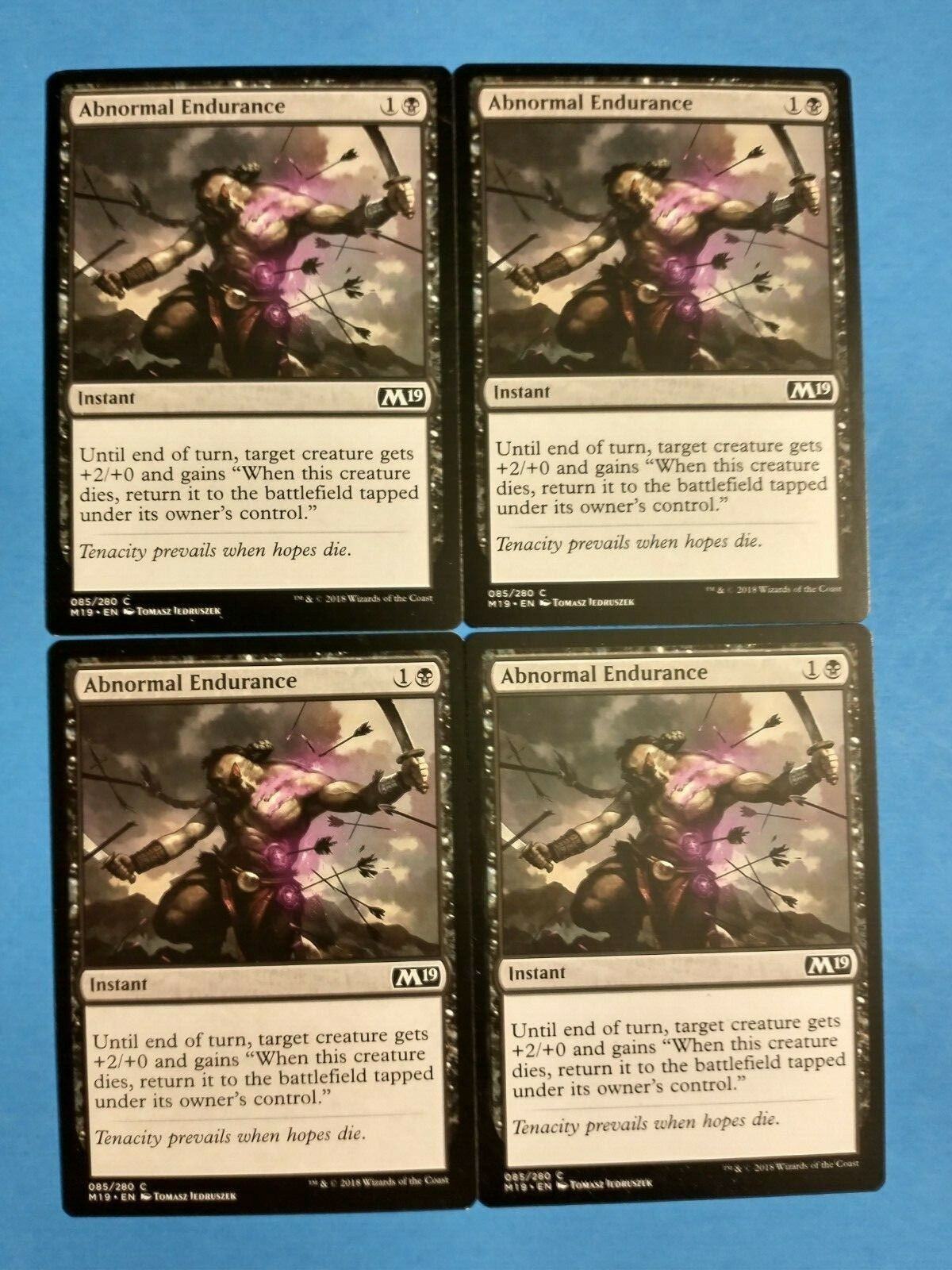 Abnormal Endurance 4X SP M19 MTG Magic the gathering | eBay