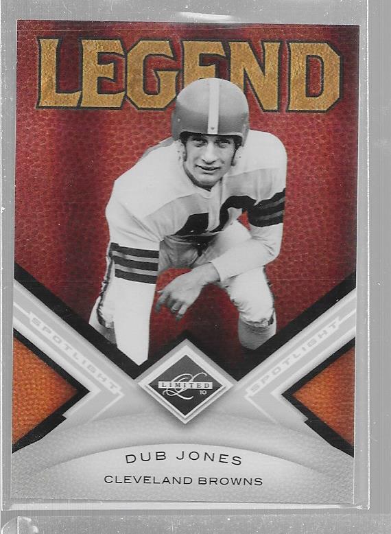 2010 Panini Limited - DUB JONES - Legend Spotlight #118 - BROWNS #d 29/ ...