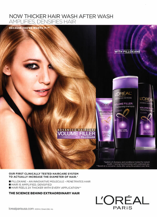 Loreal Shampoo Ads