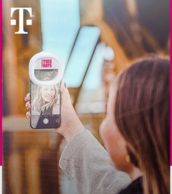 T Mobile Tuesdays Portable phone Selfie Light Brand NEW sealed in the ...