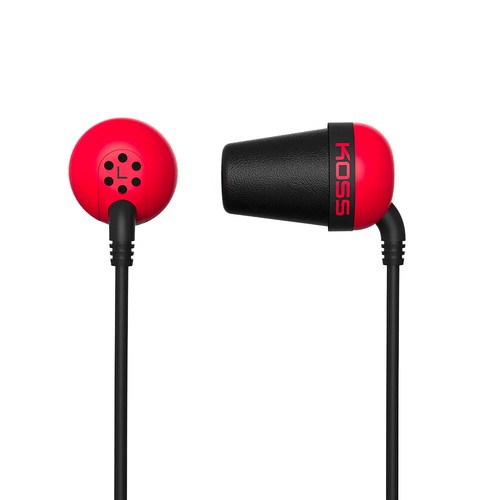 Koss Plug Red - Earbuds & In Ear Headphones | eBay