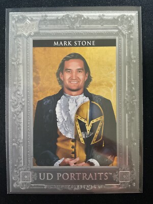 Mark Stone 2023-24 Upper Deck UD Portraits Silver Frame Parallel #78/99 ...