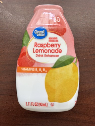 Great Value Raspberry Lemonade Liquid Water Drink 3.11 oz | eBay
