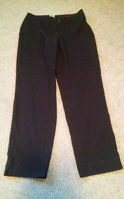 000 Womens Chicos Size 1 Regular Black Dress Pants Slacks | eBay