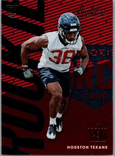 2018 Panini Absolute - Rookie #140 Justin Reid (RC) Texans Kansas City ...