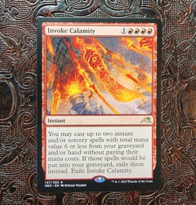 MTG | Invoke Calamity (147/302) | Kamigawa: Neon Dynasty | Regular Rare ...