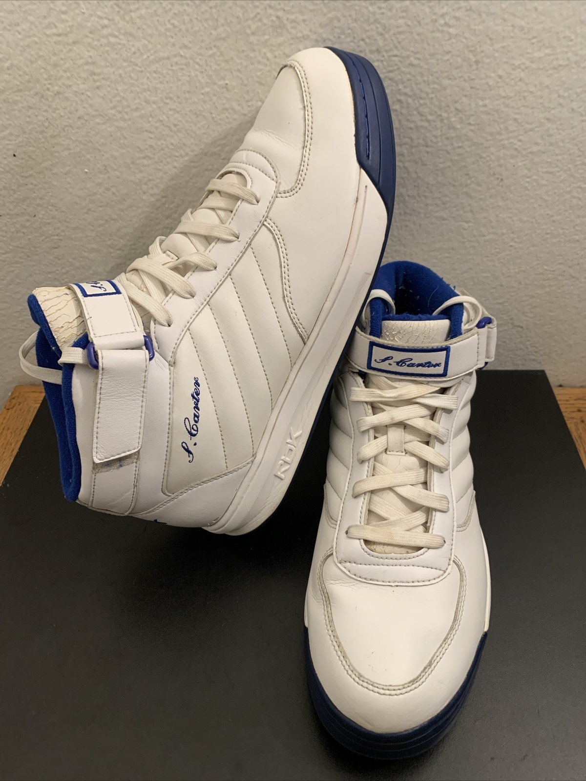 Reebok Jay Z S. Carter white blue Hi Top Sneaker Original Size 11 | eBay