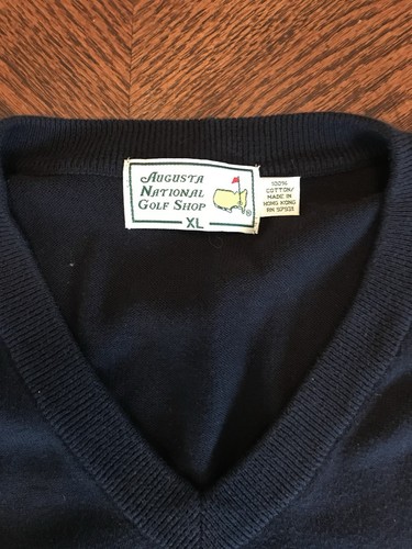 Augusta National Golf Shop, The Masters Sweater Vests XL | eBay