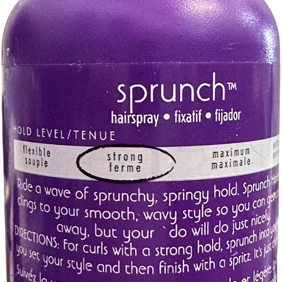 Aussie Sprunch Non-Aerosol Hairspray Strong Hold Finish 8.5 oz Old ...