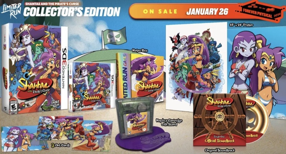 Sealed Shantae and the Pirates Curse Collectors Edition 3DS (IN HAND ...