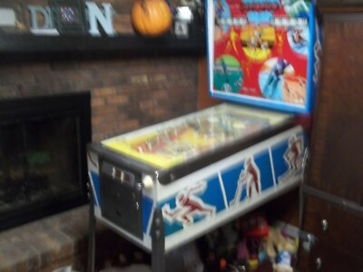 antique olympics pinball machine | eBay