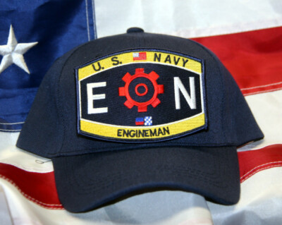 ENGINEMAN EN RATING HAT PATCH CAP US NAVY VETERAN PIN UP USS WOWRH ...