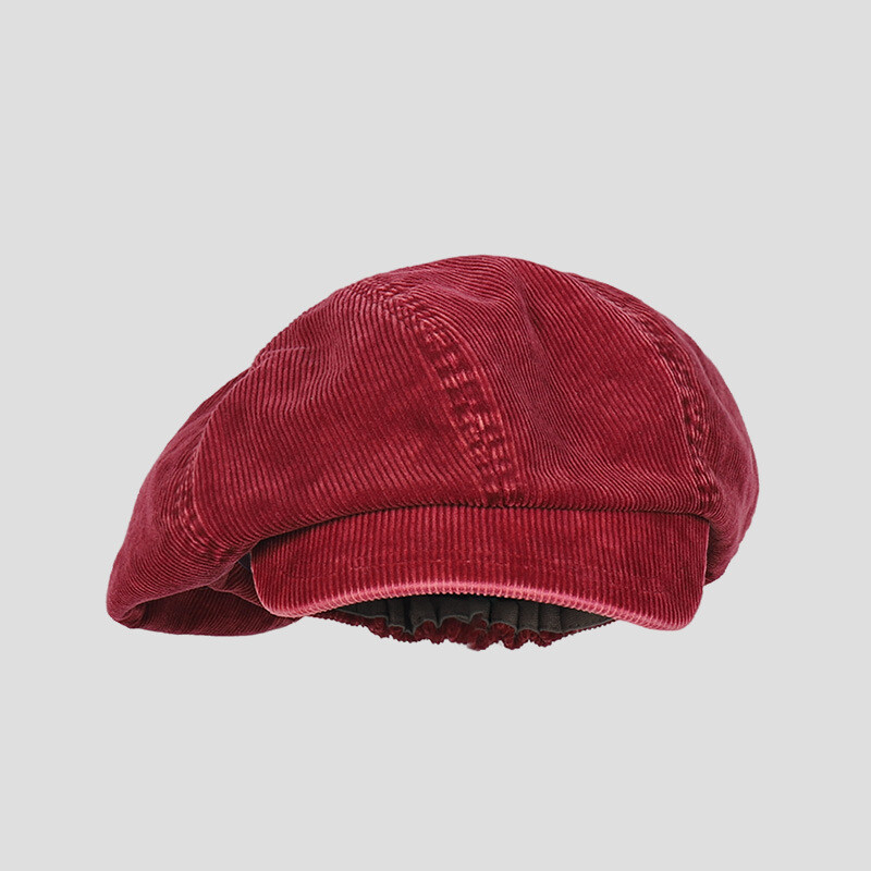 Hat Cabbie Cap Beret Newsboy Corduroy Octagonal Hat Men's And Women's ...