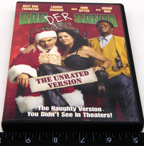 Bad Der Santa DVD Comedy Billy Bob Thornton Ritter Bernie Mac Christmas ...