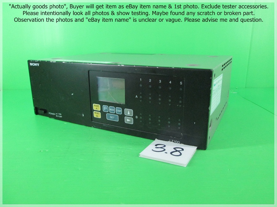 Sony LT100, Display unit with 8 CH. input as photo, sn:0395, Tested ...