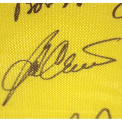 Masters Golf Pin Flag Autographed by 16 Former Champions #18 | eBay