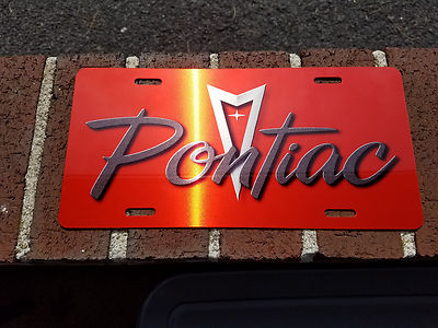 Pontiac License Plate Custom | eBay