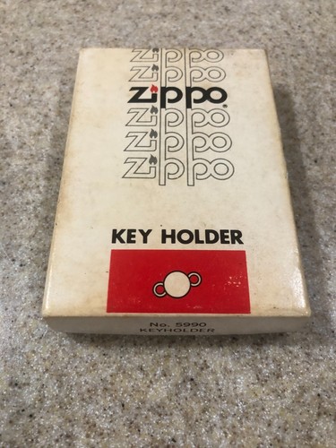 Zippo Vintage Key Chain/Holder in original box #5990 with Advertising ...