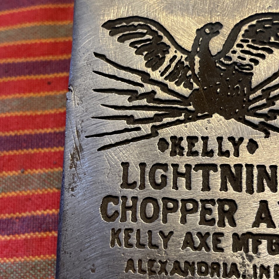 Vintage Kelly Lightning Chopper Axe Kelly Axe Mfg Alexandria Ind 2 1 ...