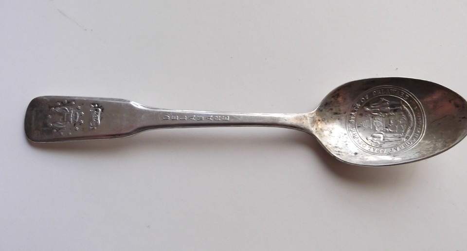 Bicentennial Silver Plate 13 States Commemorative Spoons International ...