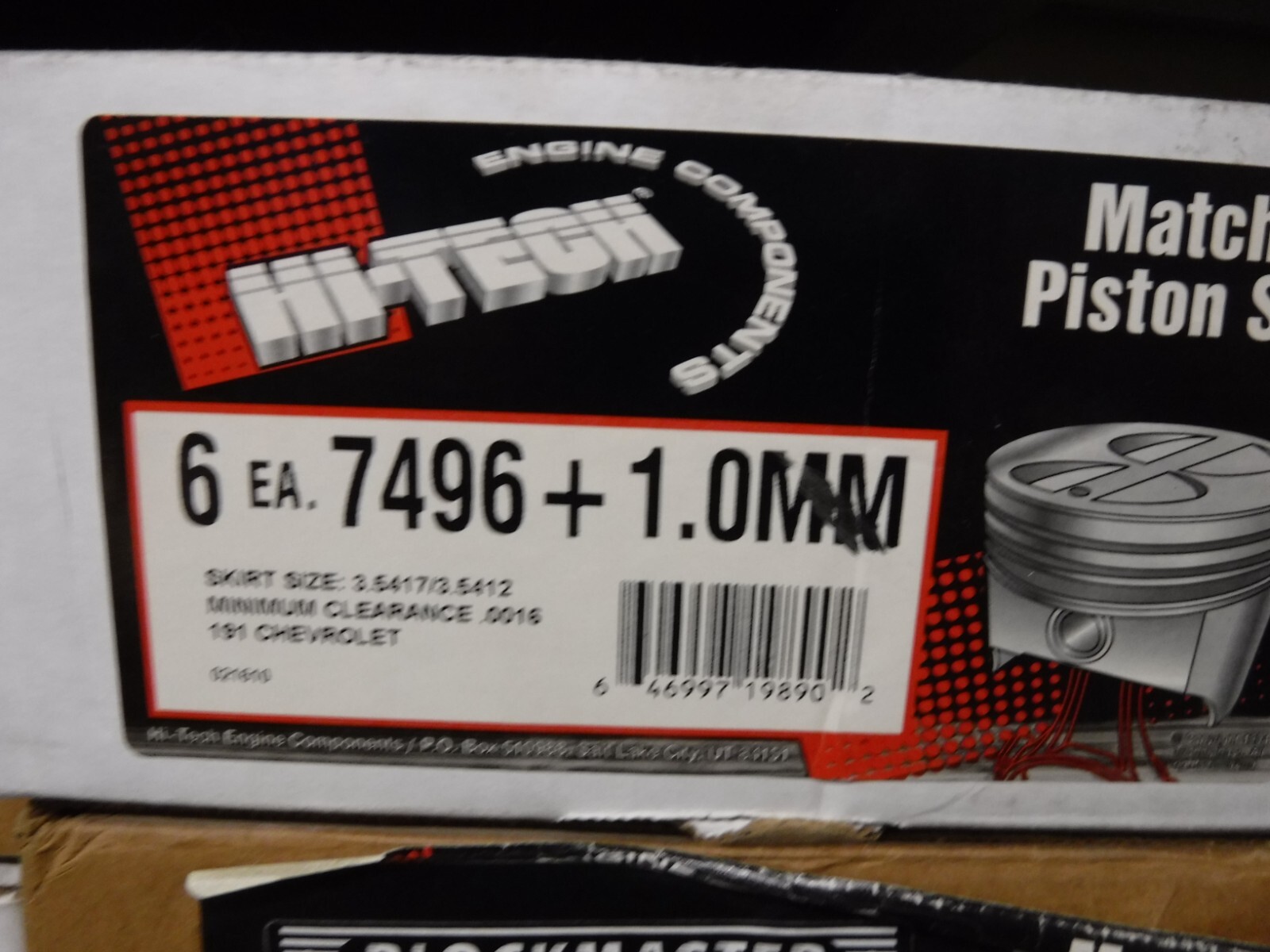 Hi-Tech 7496-40(1.0M) Set of 6 Pistons for 191 Chevrolet | eBay