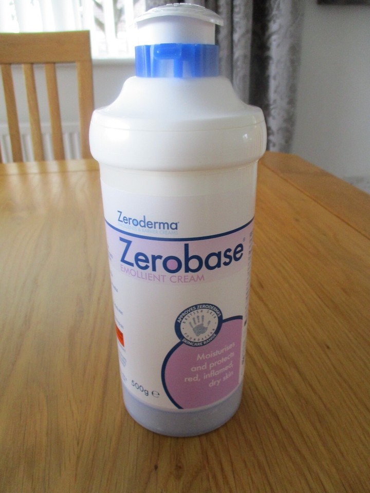 ~ ZEROBASE ~ EMOLLIENT CREAM 500ml PUMP ~ PSORIASIS + ECZEMA ~ expires ...