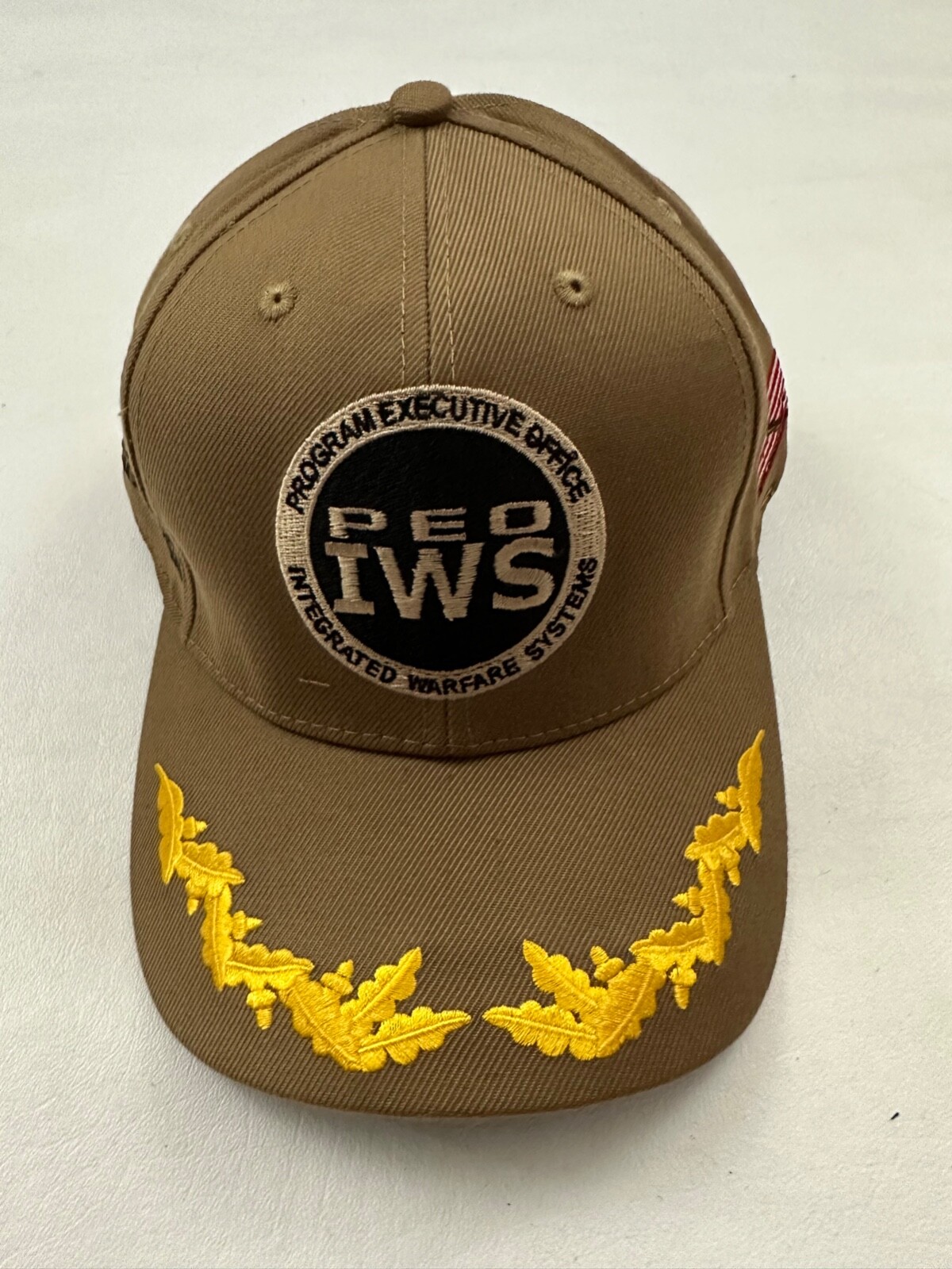PEO IWS The Corps United States Beige Snapback Hat Cap One Size | eBay