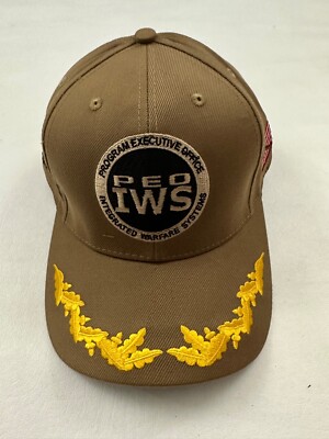 PEO IWS The Corps United States Beige Snapback Hat Cap One Size | eBay