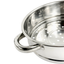 INDUCTION HOB STEAMER 3TIER MULTI VEG COOKER POT PAN SET S/S STEEL WITH ...