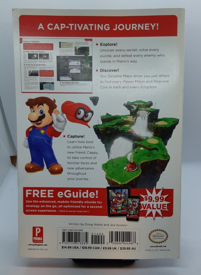 Super Mario Odyssey - Prima Official Strategy Guide - Nintendo Switch ...