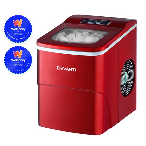 Devanti Ice Maker Machine Portable Commercial Ice Cube 2L Bar ...