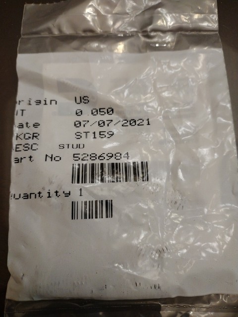 Genuine Cummins Mounting Stud PN 5286984 for sale online | eBay