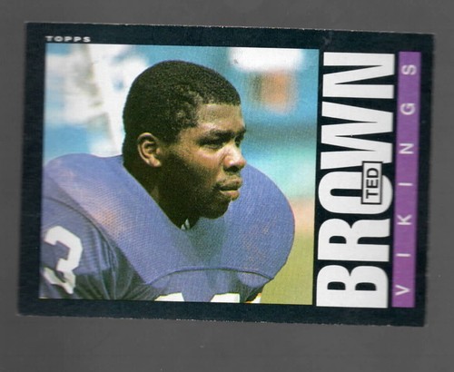 1985 Topps #91 Ted Brown VG/Ex | eBay