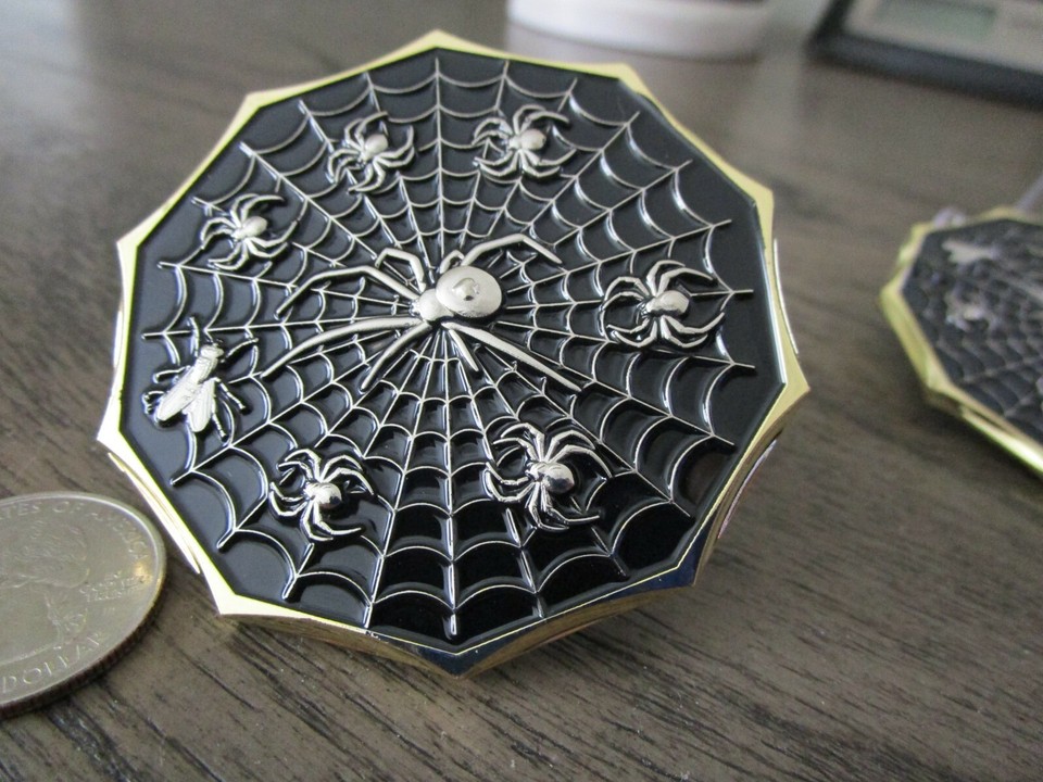 Special Collection Service CIA NSA Spider Web Challenge Coin | eBay