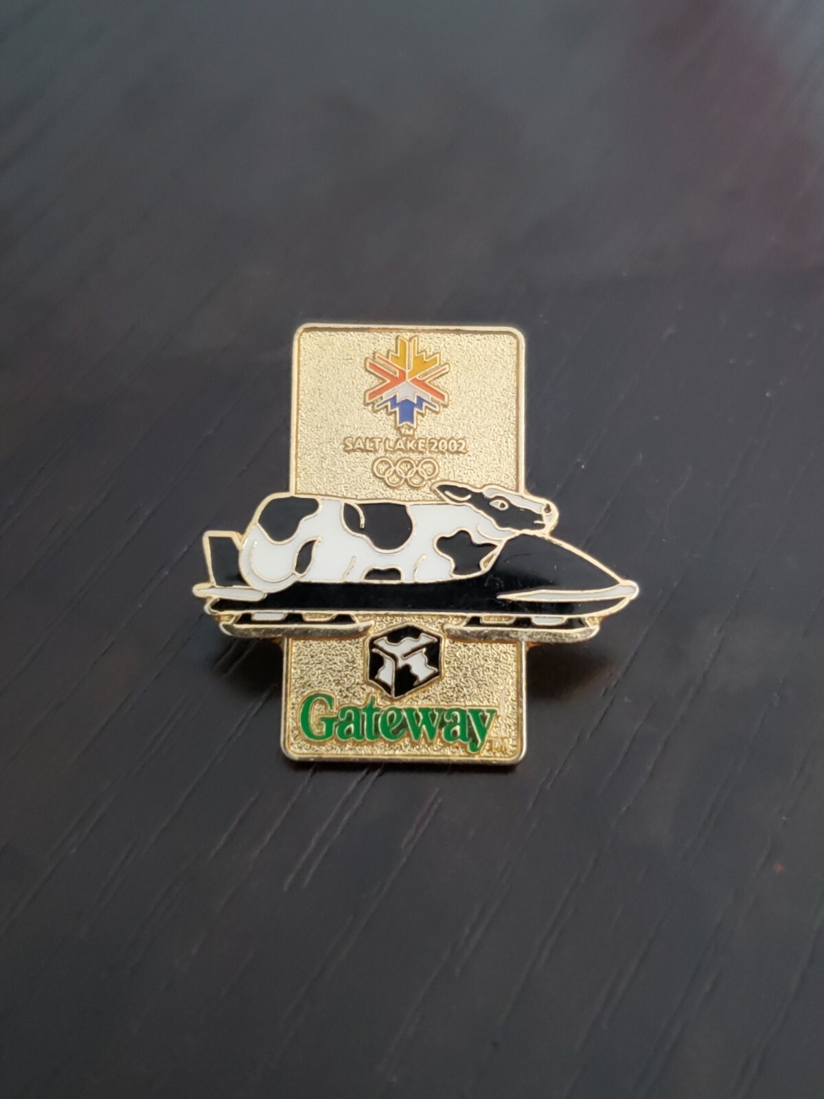 2002 Salt Lake City Winter Olympics Gateway Cow Bobsled Pin ga | eBay