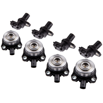 4x Camshaft Position Sensors & 4x Adjuster Magnets For Mercedes-Benz ...