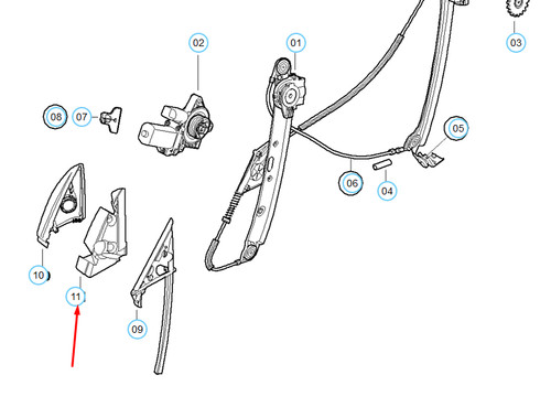 NEW BMW 1 E81 FRONT RIGHT MIRROR TRIANGLE INNER SEAL 51337199590 OEM | eBay