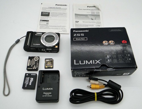 PANASONIC LUMIX DMC-ZS5 Digital Camera w/ Leica Lens - 12.1MP / 16x ...