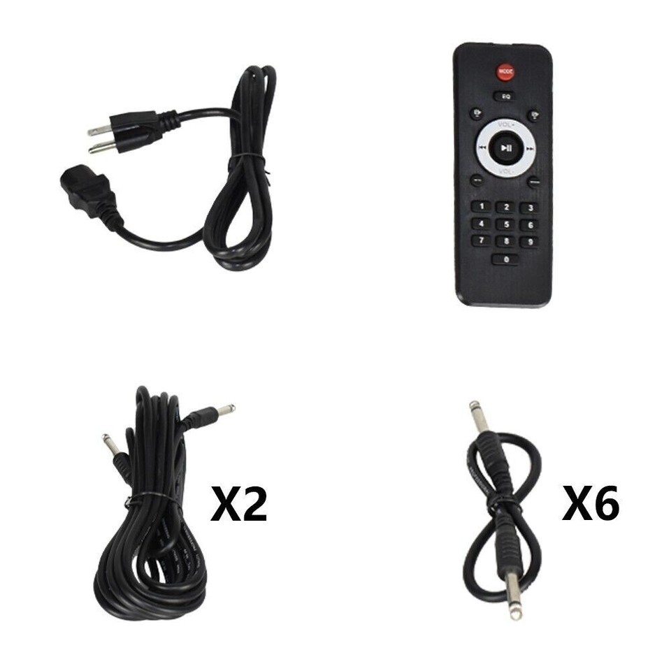 Proreck Club 3500 15'' subwoofer 3000W Powered PA Speaker System Combo ...