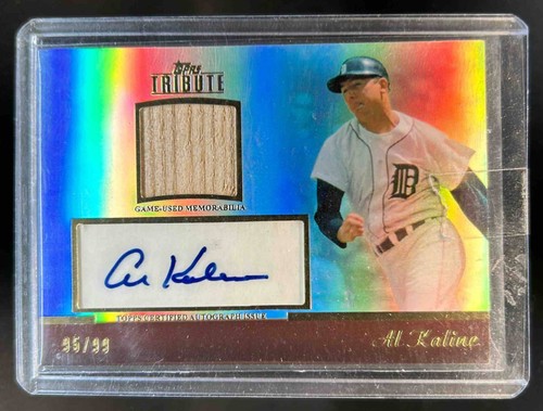 2011 Topps Tribute Al Kaline Auto Relics Bat #95/99 Tigers | eBay