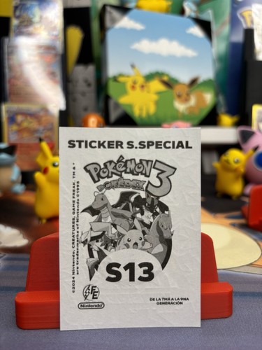 Umbreon 197 Holo 2024 Blue Pokedex Sticker Vol3 Flash Edition #S13 NM ...