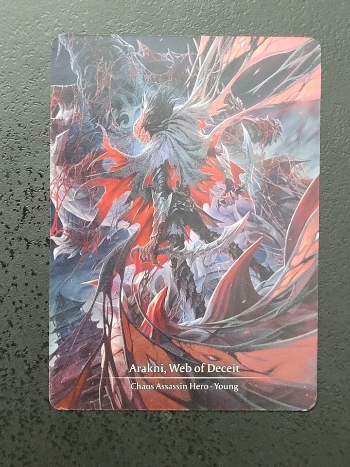 Cold Foil Marvel Arakni, Web of Deceit FAB The Hunted Flesh And Blood ...