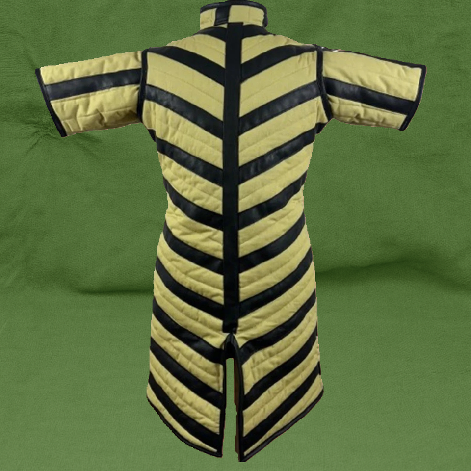 Handmade Renaissance Padded Quilted Gambeson Jacket | LARP Reenactment ...