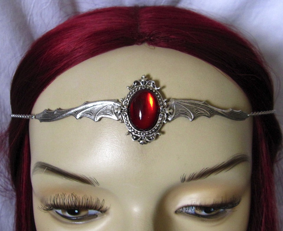 Goth Victorian Renaissance Vampire Bat Circlet Crown Headpiece ...