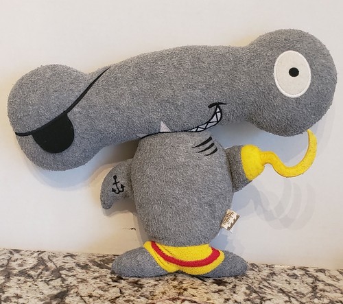 Earth Nymph Plush Hammerhead Shark Stuffed Animal 9" Gray Toy Doll | eBay