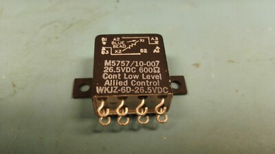 M5757/10-007 RELAY ALLIED CONTROL WKJZ-6D 26.5VDC 600OHMS DPDT *** USA SELLER*** | eBay