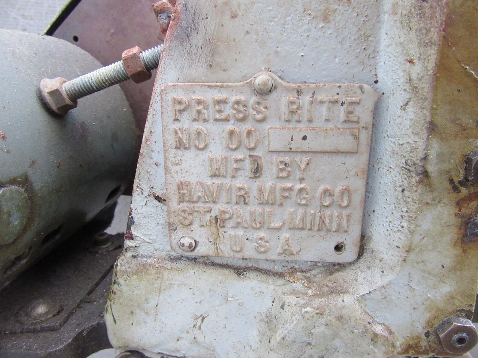 2 Ton Press Rite No. 00 Bench Top Small OBI Stamping Punch Press 1 PH W ...