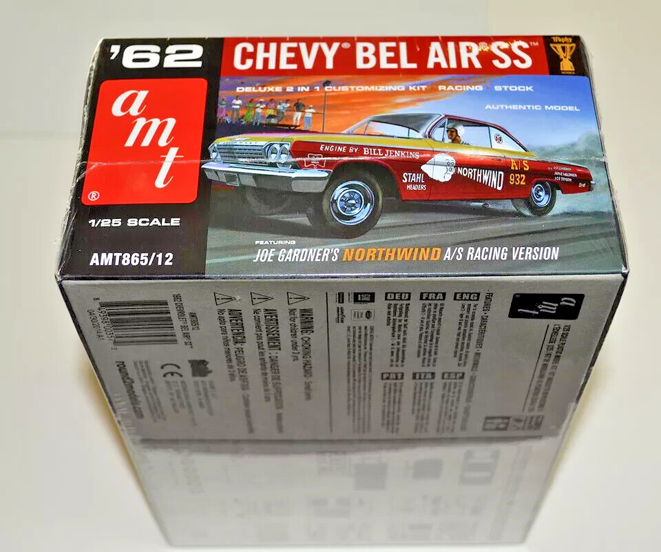 AMT 1:25 SCALE JOE GARDNER'S " 1962 CHEVY BEL AIR SS 409 " NORTHWIND # ...