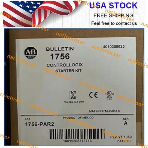 AB 1756-PAR2 / SER A ControlLogix Starter 1756-PAR2 US Ship 1 PC ...