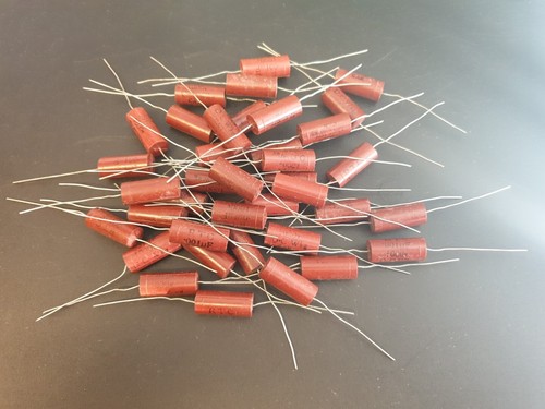 JOBLOT 38 x RTC 0.001uF 1000v HUNTS/ERIE TYPE CAPACITOR VALVE AMP RADIO ...